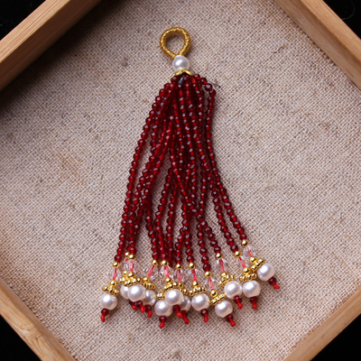 diy编织流苏包包挂件配串配饰