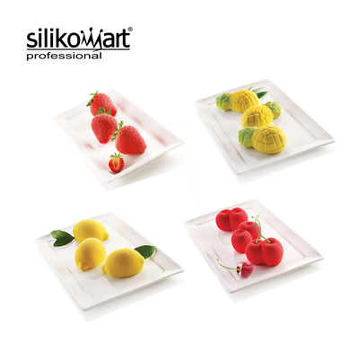 意大利进口Silikomart 水果 樱桃柠檬菠萝草莓硅胶模具 家用