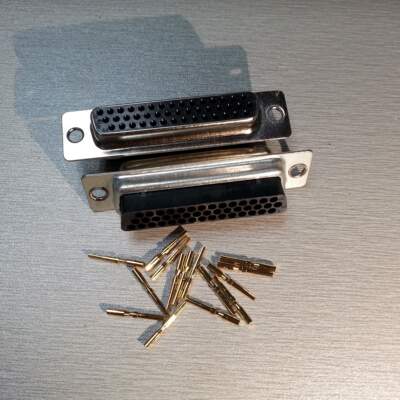 新品DSUB压线式VGA接口连接器 矩形打线式44PIN母头 接触区镀金3U