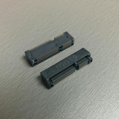 MINIPCI-E插槽 无线网卡卡座 5.2H PCI-E52PIN 促销MSATA连接器