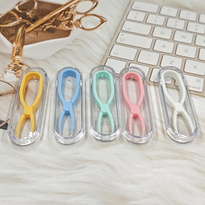 硅胶剪刀镊子隐形眼镜软夹子