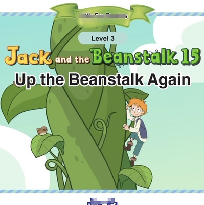 小狐狸 杰克和豌豆jack beanstalk英语动画台词打印A4学习本