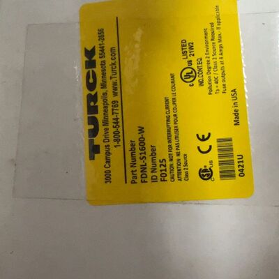 Turck图尔克FDNL-S1600-W++F0125正
