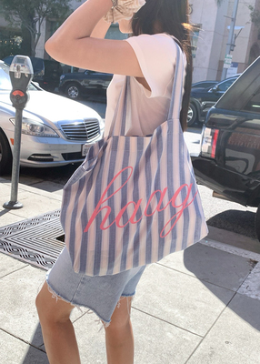 韩国直邮～Haag～单肩包～帆布包～50*31～