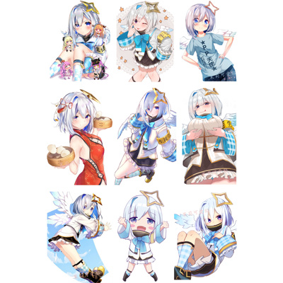 天音彼方笔记本手机行李箱贴纸