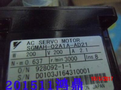 SGMAH-02A1A-AD21YASKAWA/安川