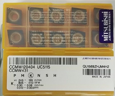 三菱车刀片CCMW120404 UC5115 CCMW120408 UC5115 铸铁专用菱型
