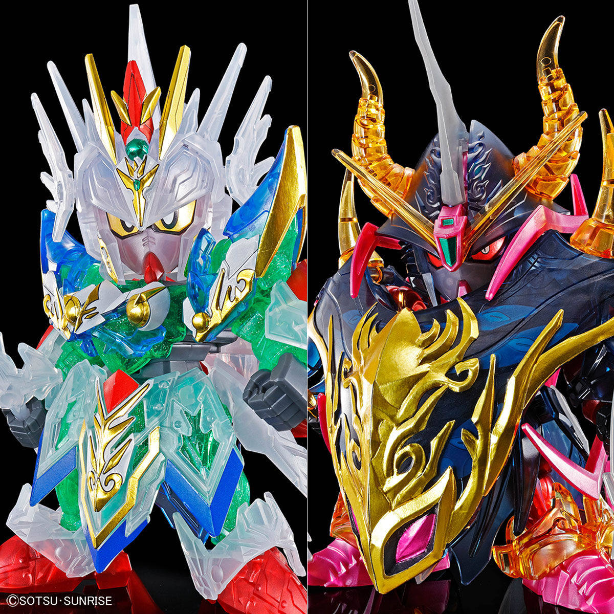 万代高达基地限定 SDW HEROES骑士强袭魔王巫师圣盾透明套装_虎窝淘