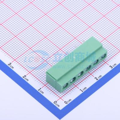 螺钉式接线端子 DB126V-5.0-6P-GN-P 插件,P=5mm 1x6P 电子元器件