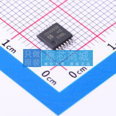 逻辑门 CD4093BMT/TR TSSOP-14 原装正品 电子元器件配单