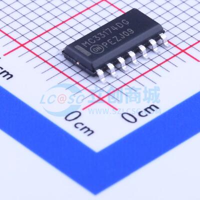 运算放大器 MC33174DR2G SOIC-14 原装正品 电子元器件配单