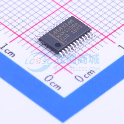 模数转换芯片ADC MAX1300AEUG+ TSSOP-24 原装 电子元器件配单