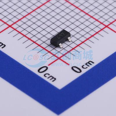 三极管(BJT) FMMT417TD SOT-23-3 500mA 100V DIODES(美台) 原装