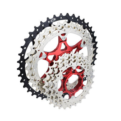 VGSports10速分体42T山地车卡式飞轮11-42T 自行车飞轮轻量铝支架