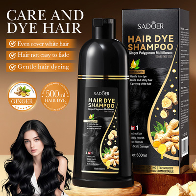 Full SADOER Ginger Ginseng Polygonum multiflorum Hair Stain