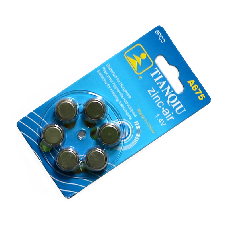 1板6粒价格天球电子 pr44 A675 1.4v用于助听锌空气纽扣电池_虎窝淘