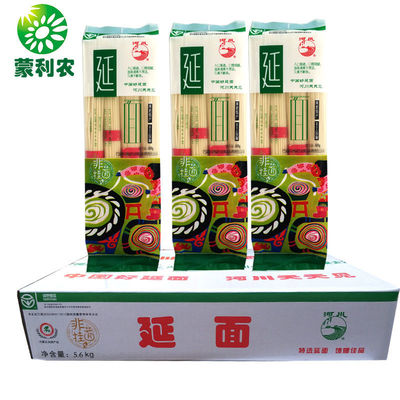 【9袋】河川延面400克冠生园手工挂面速食面条内蒙古河套特产