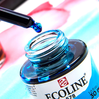 Talens Ecoline Liquid Watercolor 30ml Set for Illustration