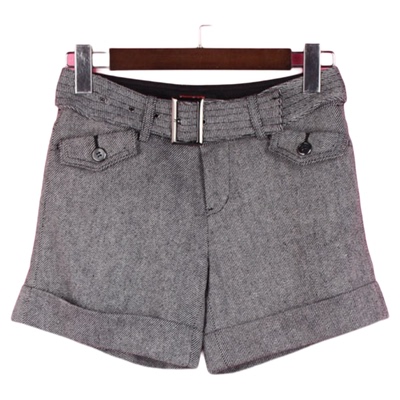 春秋季休闲裤中腰修身百搭短裤子