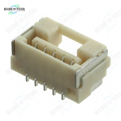 5023860572[连接器CONN RCPT 5POS 0.049 TIN SMD R/A]