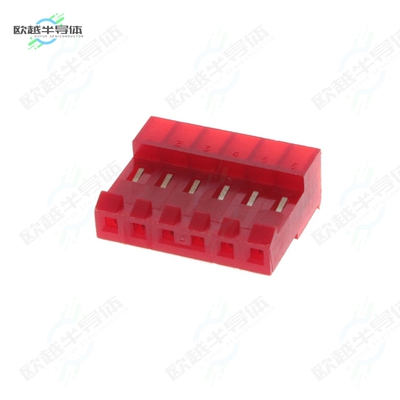 3-641219-6[连接器CONN RCPT 6POS IDC 22AWG GOLD]