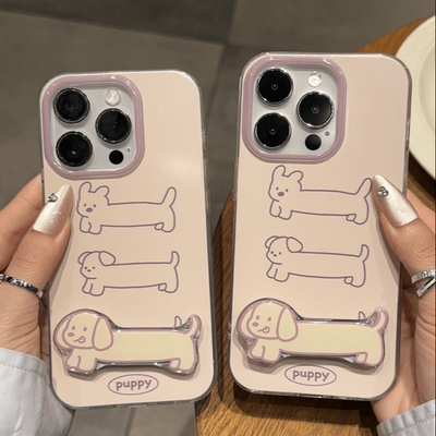 长条小狗新款适用iphone15/16promax手机壳vivo苹果14华为mate60小米12Reno13红米k70荣耀100/200pura70pro套