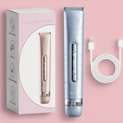 2-in-1 Dual-Head Electric Shaver IPX7 Full Body Waterproof