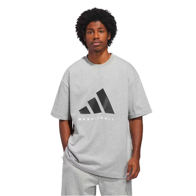 Adidas阿迪达斯正品夏季男子圆领印花logo百搭休闲短袖T恤KB7558