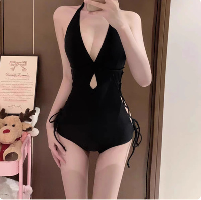 比基尼连体泳衣女高级感2026新款