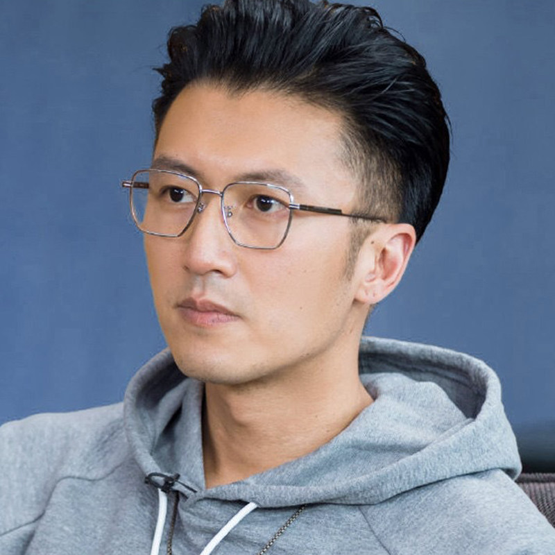 谢霆锋同款眼镜近视男士镜架潮流防蓝光可配近视变色平光方框眼睛
