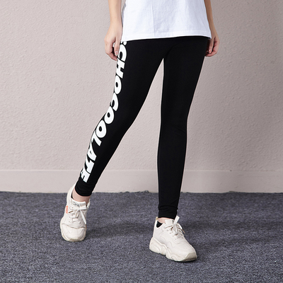 打底裤秋季女装潮牌棉质黑色舒适CHOCOOLATE春夏个性字母印花487