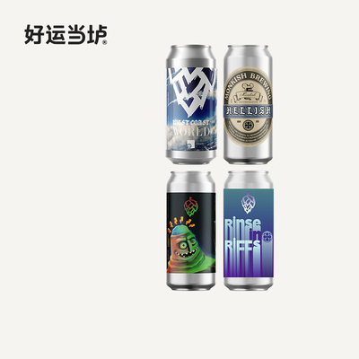 【僧侣】禁忌能量三倍西海岸冲浪畅饮与即兴双倍浑浊IPA啤酒473ml