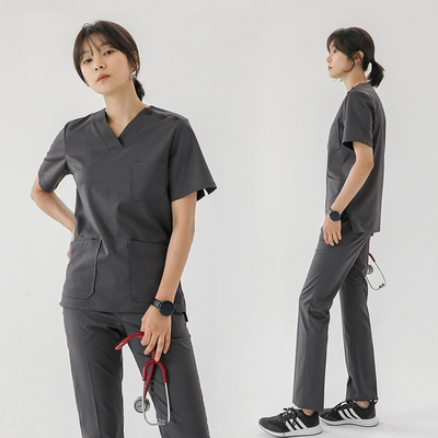洗手衣工作服韩式宽松版型可刺绣