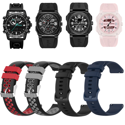 适用infantry鹰轰黑武士手表表带领航者瞭望者硅胶个性高颜值腕带