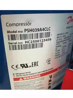 原装丹佛斯PSH034A4ALC PSH039A4ALC PSH026A4C热泵空气能压缩机