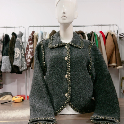 胸围104衣长56小仙山羊绒双面尼