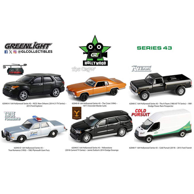 绿光 1:64 Hollywood Series 好莱坞系列第43季 六件套装 62040