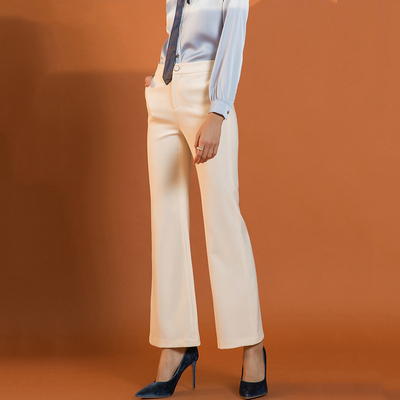 奕多高腰直筒休闲长裤