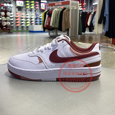 耐克女士耐磨低帮复古厚底休闲鞋