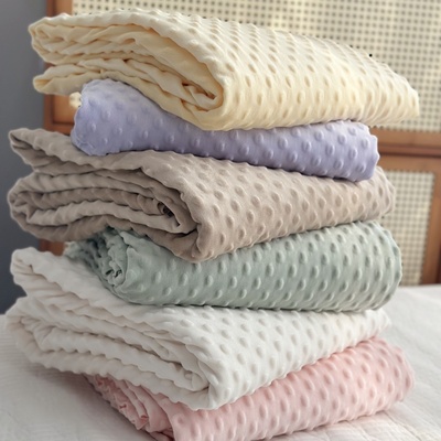 A类豆豆绒床单秋冬保暖厚实安抚