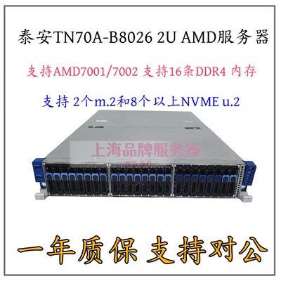 泰安S8026AMD霄龙单路服务器