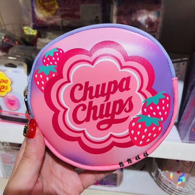 现货日本珍宝珠Chupa Chups草莓樱桃环保袋收纳袋购物袋挂件包挂