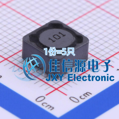 奇力新功率电感 SCDS74T-101M-N SMD 100uH 600mA（5只）