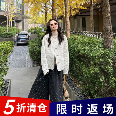 金苏一  年中清仓26号晚8点 图案压棉棉衣小个子加厚外套