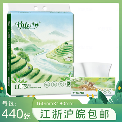 竹山蔗林10包每提5层纸印花
