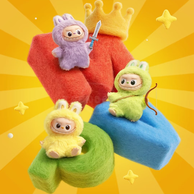 泡泡玛特LABUBU4.0心底密码 字母迷你mini拉布布搪胶毛绒挂件盲盒