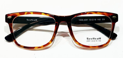 男女同款镜架全框超轻TR时尚豹纹