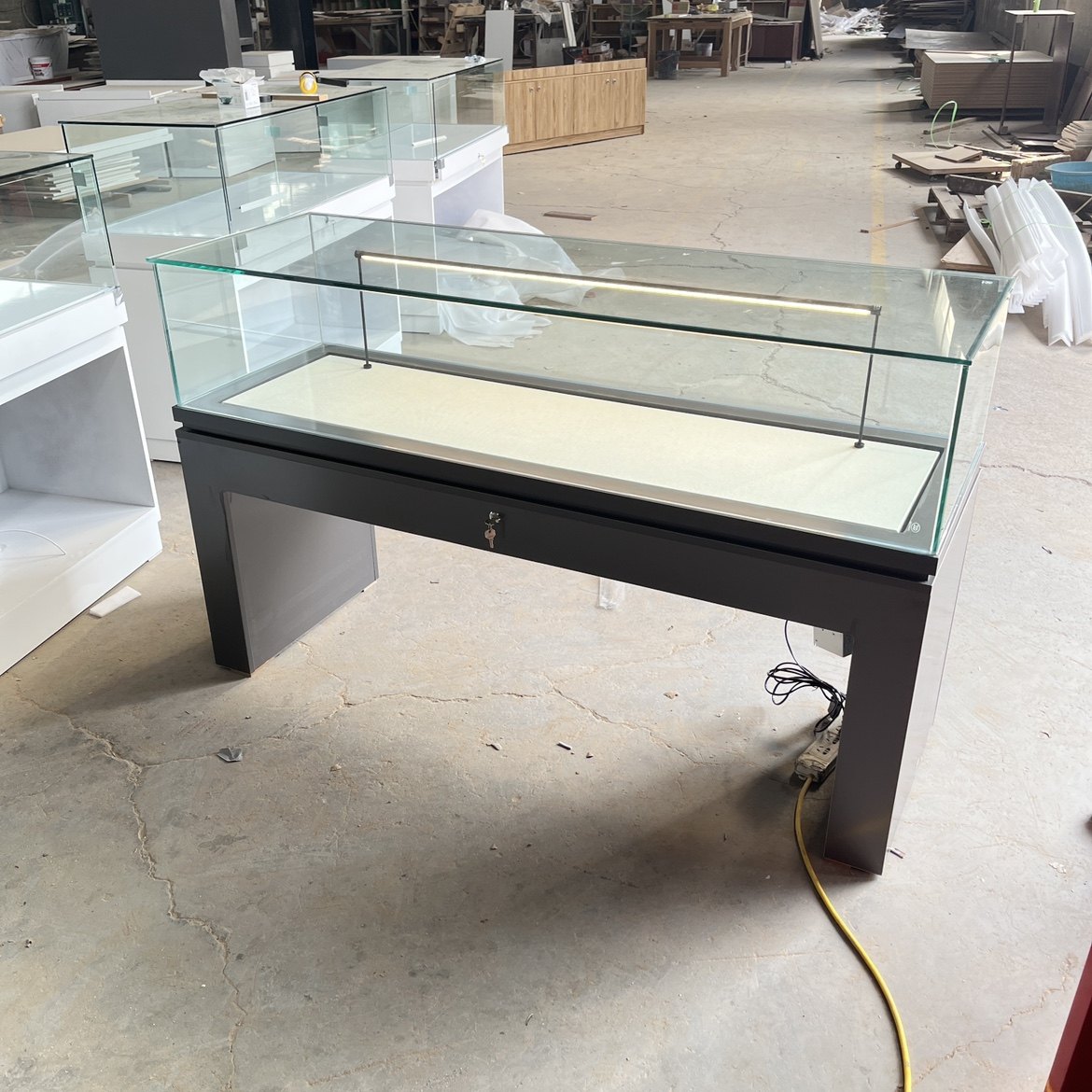 博物馆展示柜液压柜珠宝柜台玻璃展台定制文物柜纪念馆展柜_虎窝淘