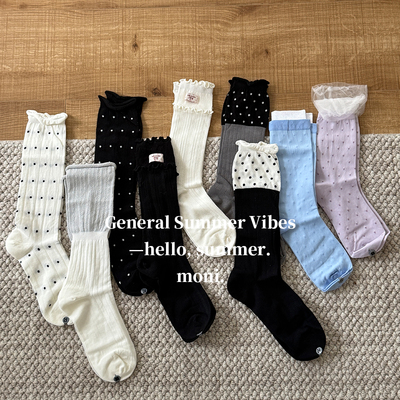 MONI 9款中筒袜堆堆袜 大童/成人