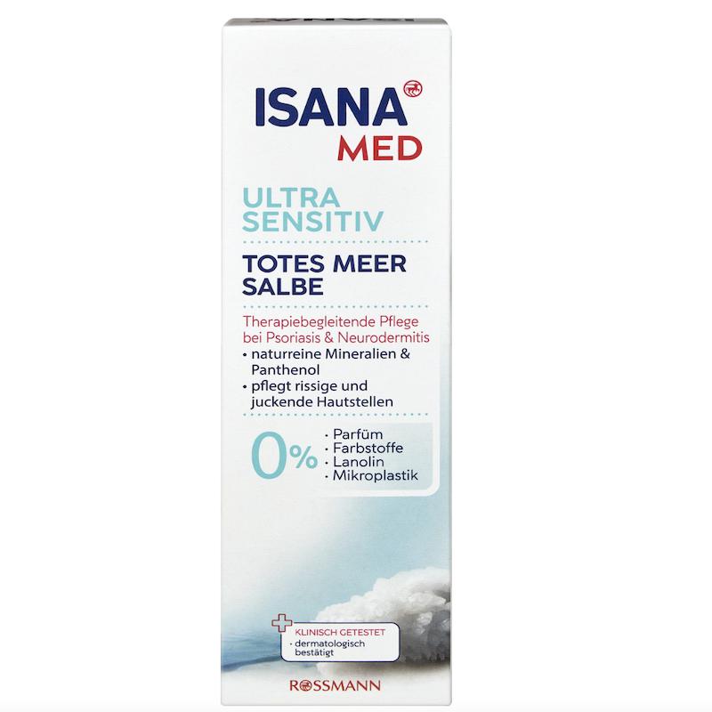 德国直邮ISANA MED死海盐矿物质保湿霜温和不刺激 防干敏感肌起皮